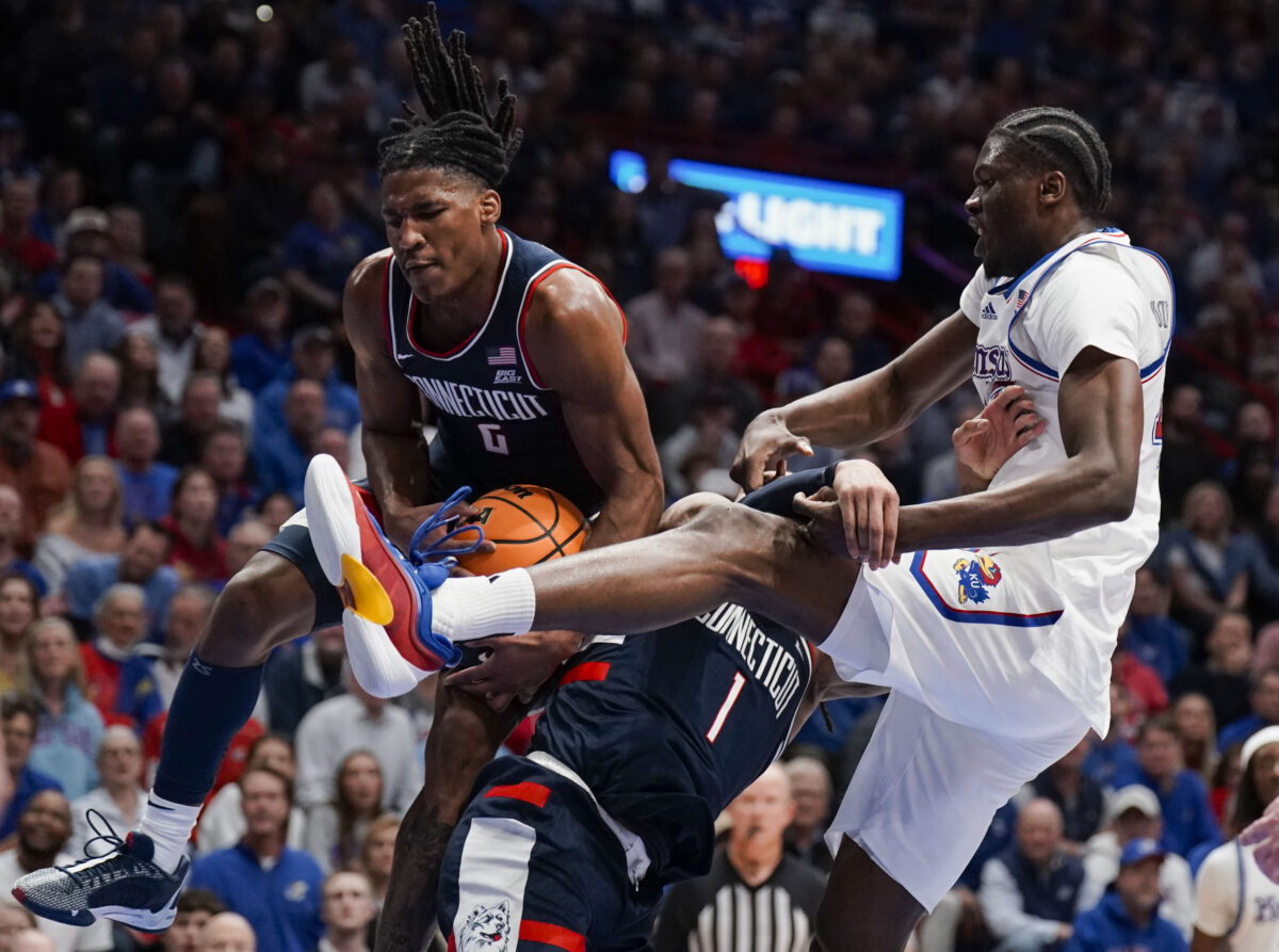 UConn flips script on glass in second half to beat KU - KU Sports